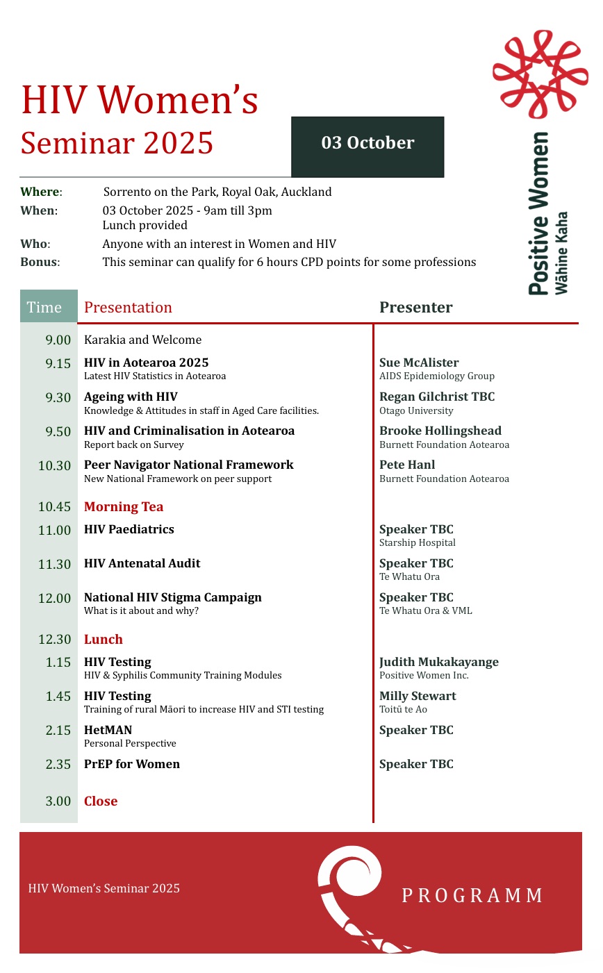 HIV Women’s Seminar 2025 | Positive Women